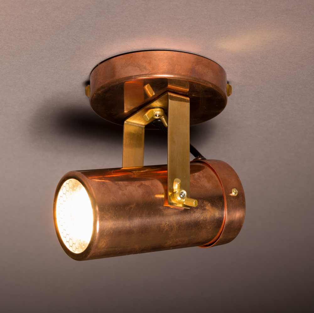 DUTCHBONE - Spot SCOPE-1 - Copper - koper - Ø9 x H13 cm
