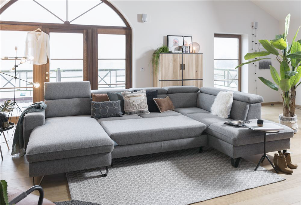 Xooon U-zetel urban met box grijs