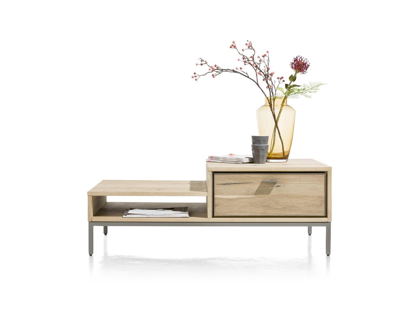 Xooon salontafel Faneur eiken hout B110 x D60 x H40 cm | DEBA Meubelen