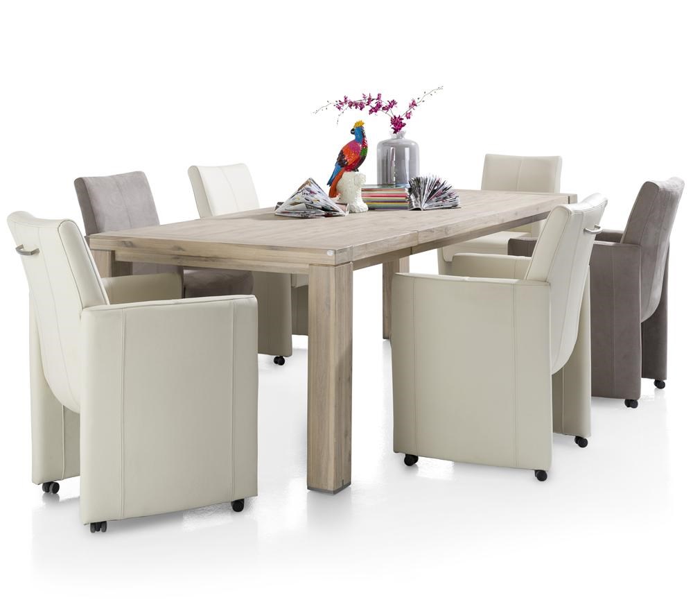 HENDERS & HAZEL - Verlengbare Tafel BUCKELY - Old Java Grey - hout ...