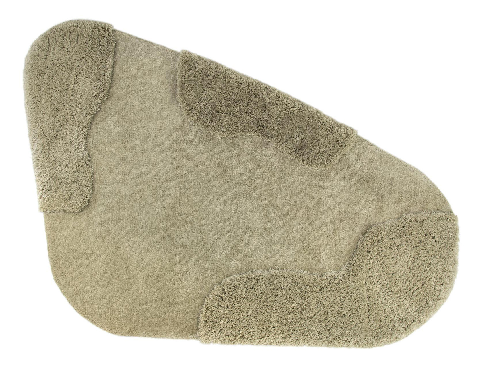 Coco Maison Brooks tapijt organische vorm mint groen groen B190 x D290 ...