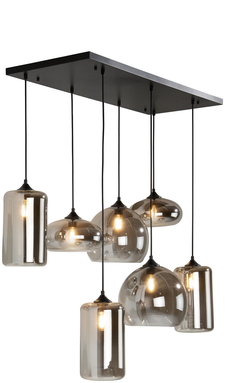 Coco Maison Jayden hanglamp zwart/antraciet