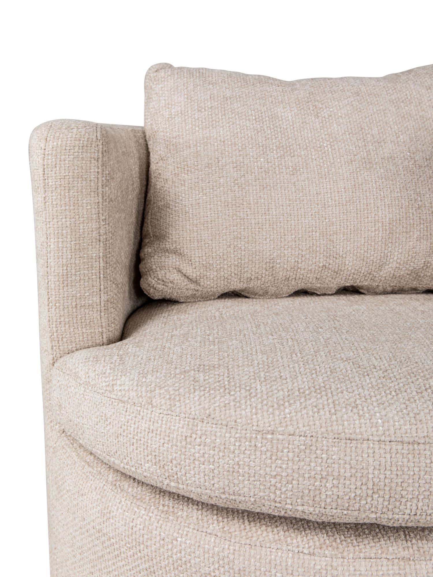 Diva Divani Esatta fauteuil draaibaar beige stof beige B80 x H42/779 cm ...