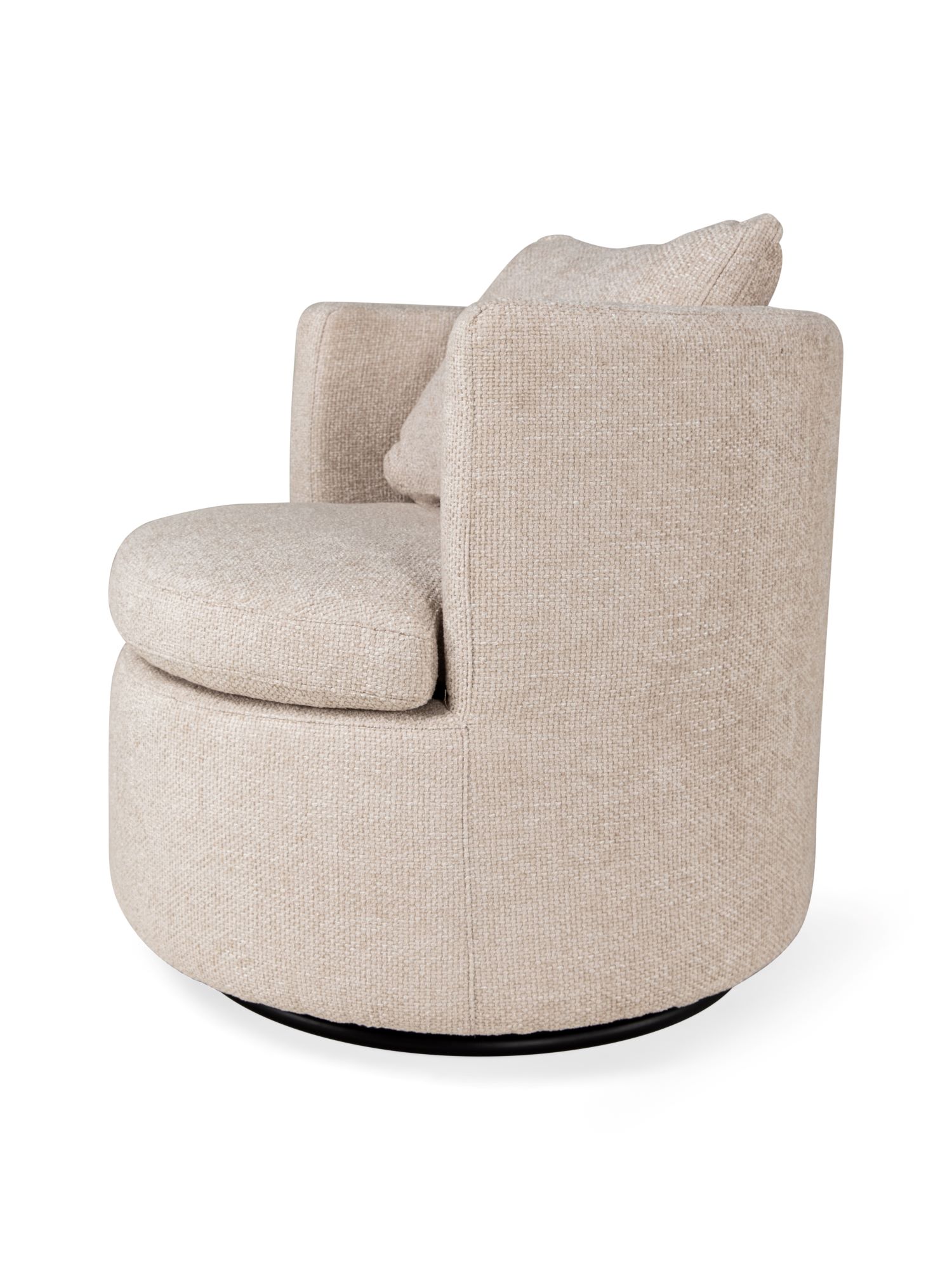 Diva Divani Esatta fauteuil draaibaar beige stof beige B80 x H42/779 cm ...