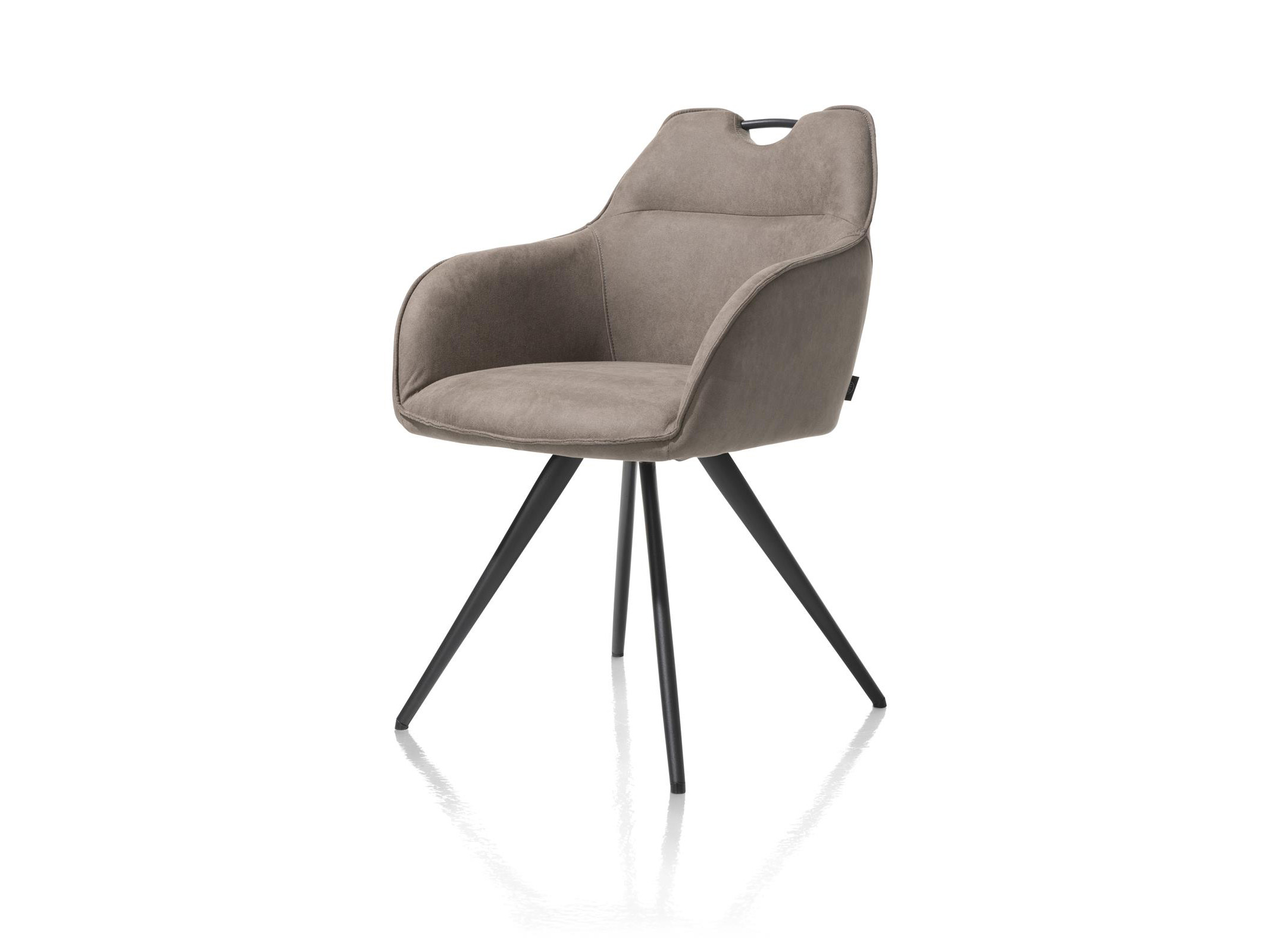 Henders & Hazel Julius armstoel taupe taupe B59 x D61 x H84 cm | DEBA ...
