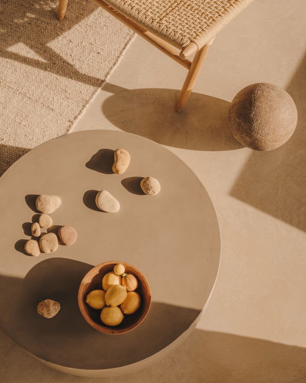 Kave Home Garbet salontafel cement