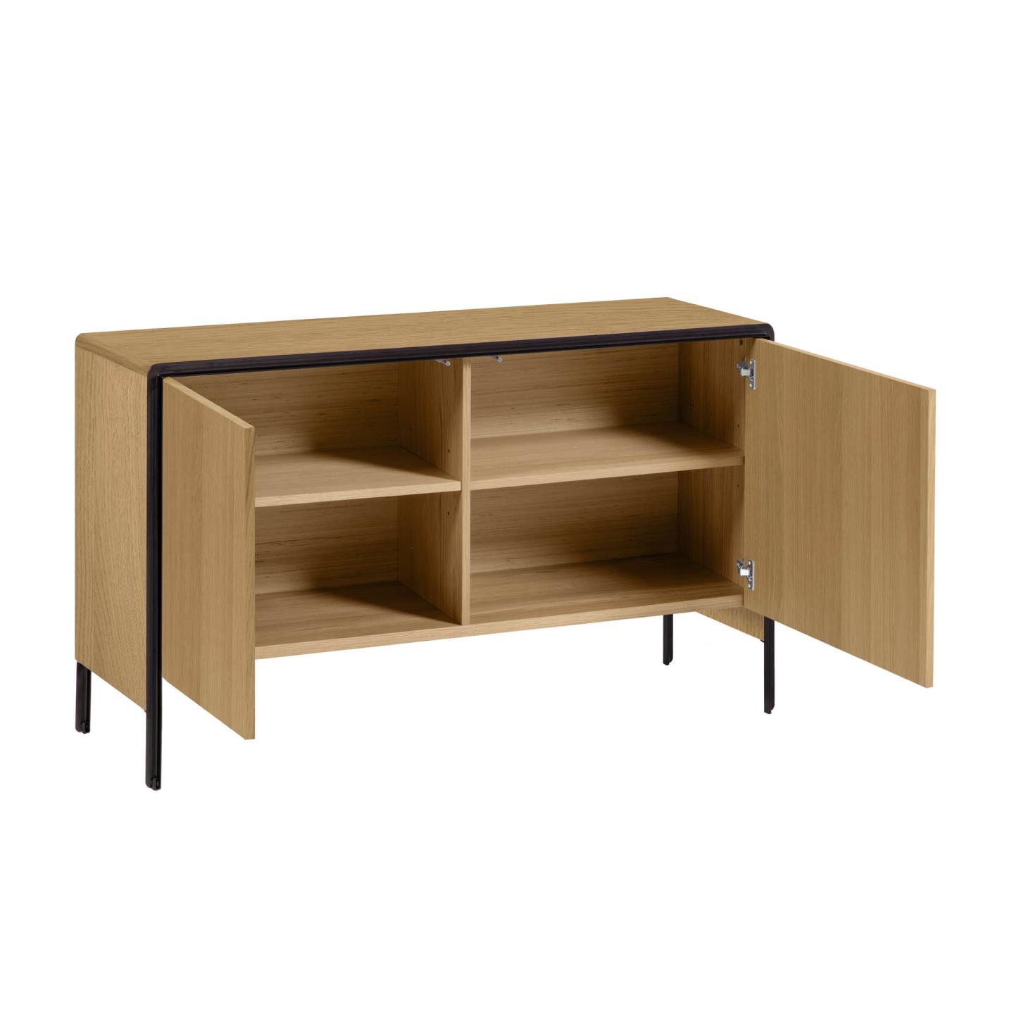 Dressoir NADYRIA - Kave Home hout B140 x D48 x H82 cm | DEBA Meubelen