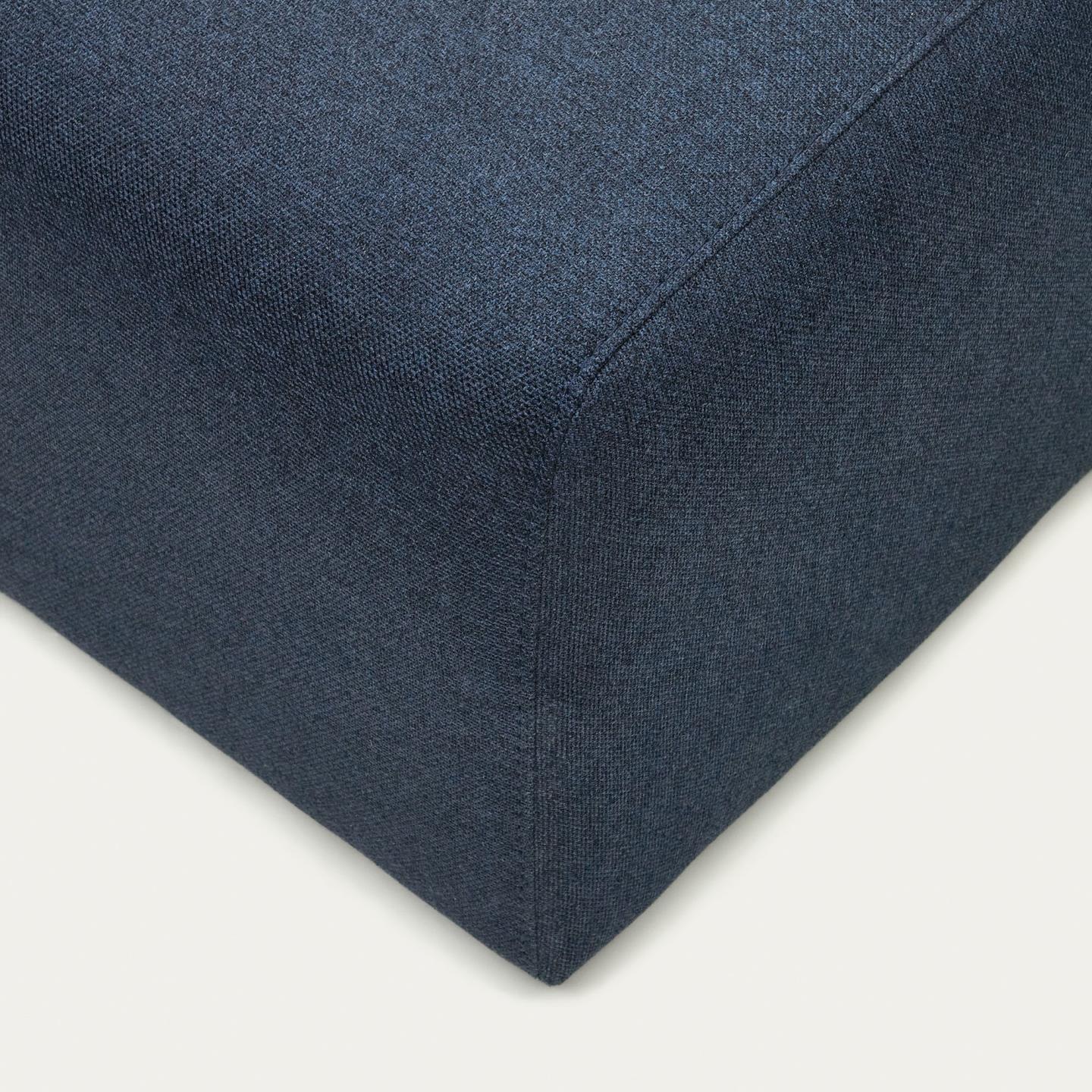 Kave Home Neom voetbank blauw blauw B75 x D65 x H40 cm | DEBA Meubelen