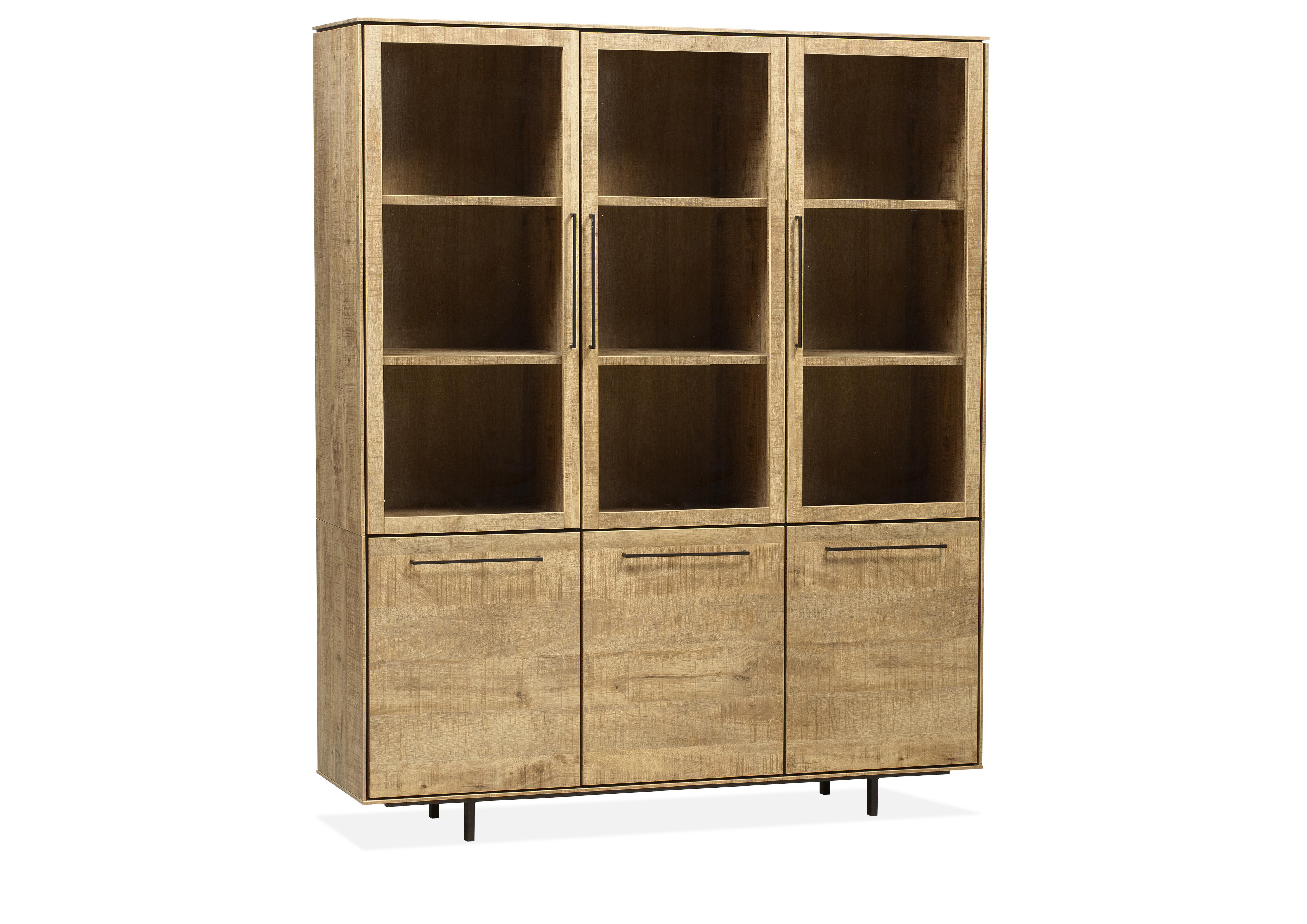 Maxfurn Rafael vitrinekast mango | DEBA Meubelen