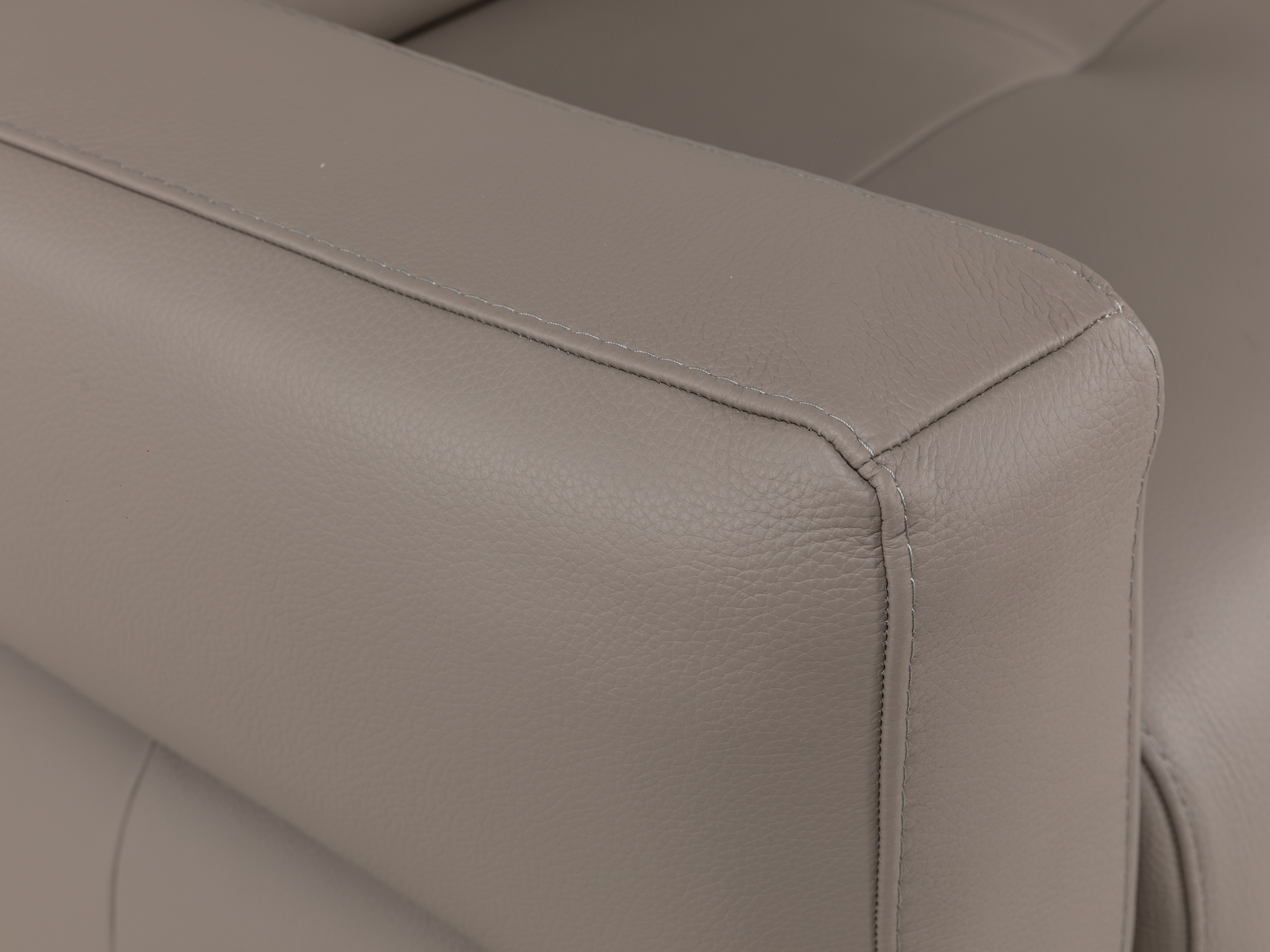 RICHTER DESIGN - Zetelbed MONTREAL - Beige leder - beige - B200 x D102 ...