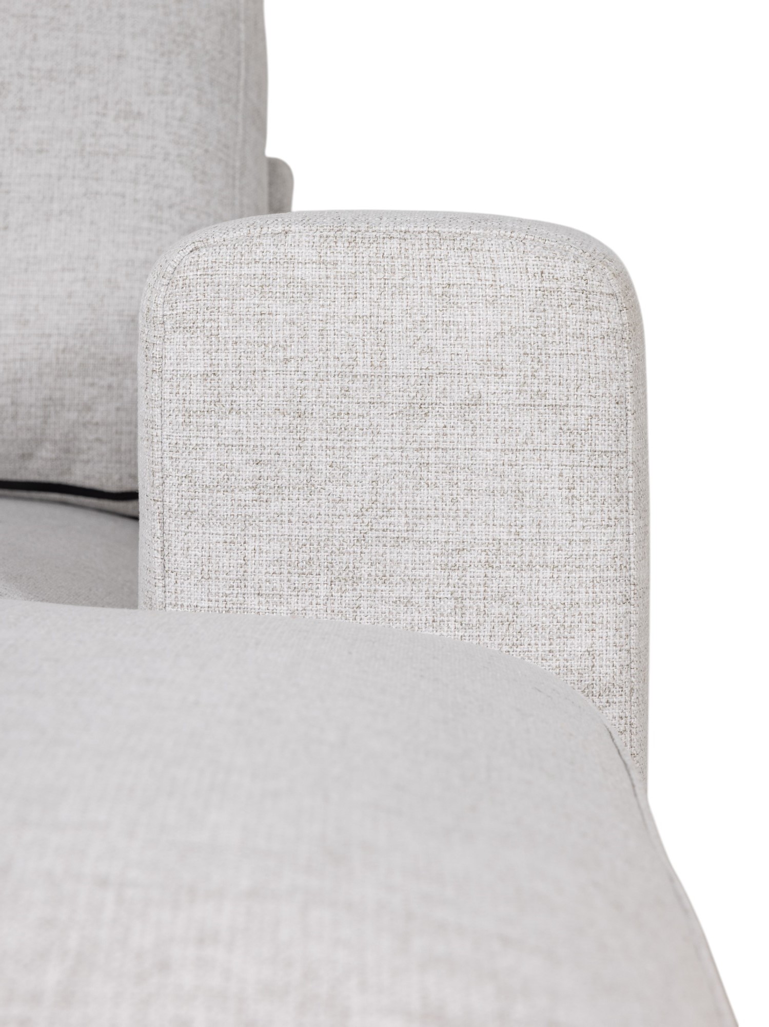 Richter Young Design Cesar hoekzetel u-vorm beige stof
