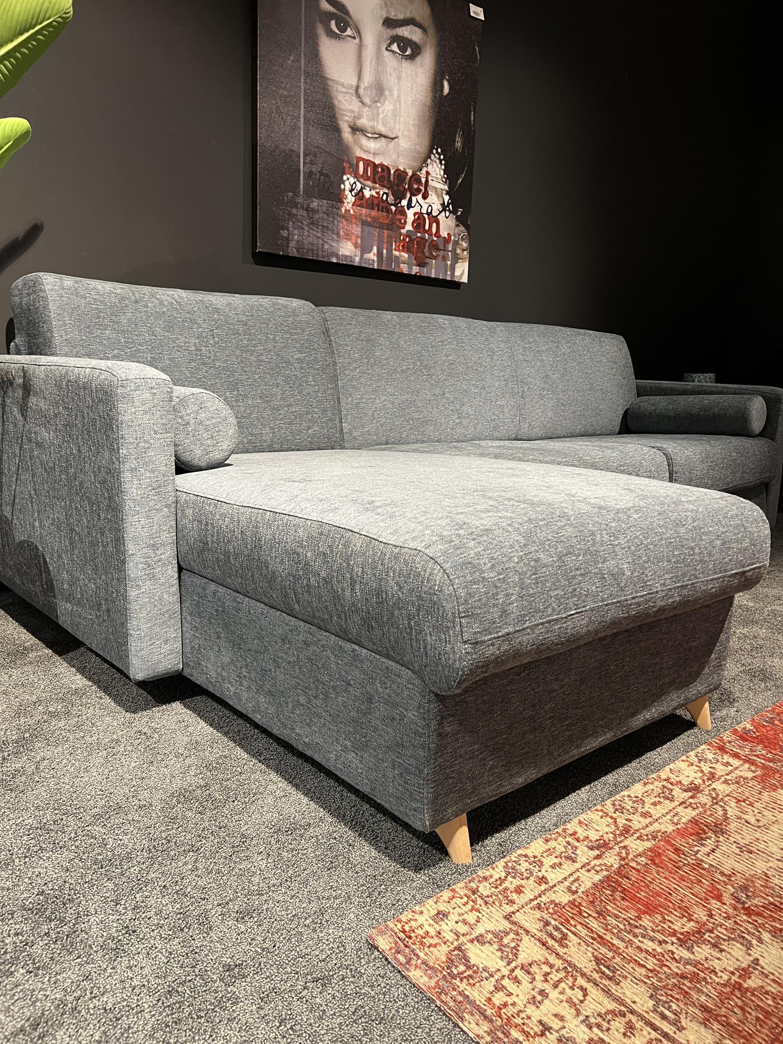 RICHTER YOUNG DESIGN - hoekzetel incl. zetelbed NEXT - Grijs - grijs ...