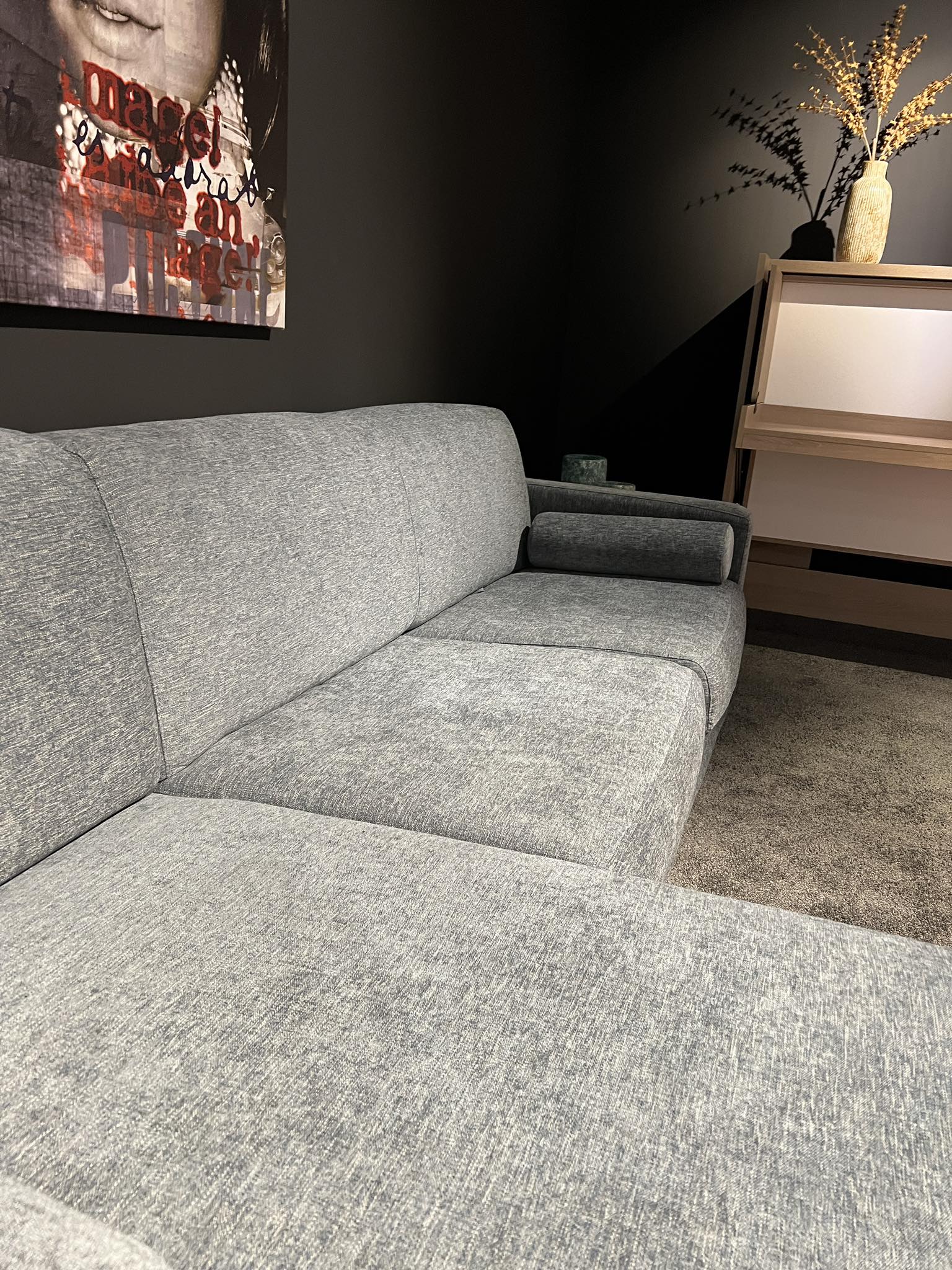 RICHTER YOUNG DESIGN - hoekzetel incl. zetelbed NEXT - Grijs - grijs ...