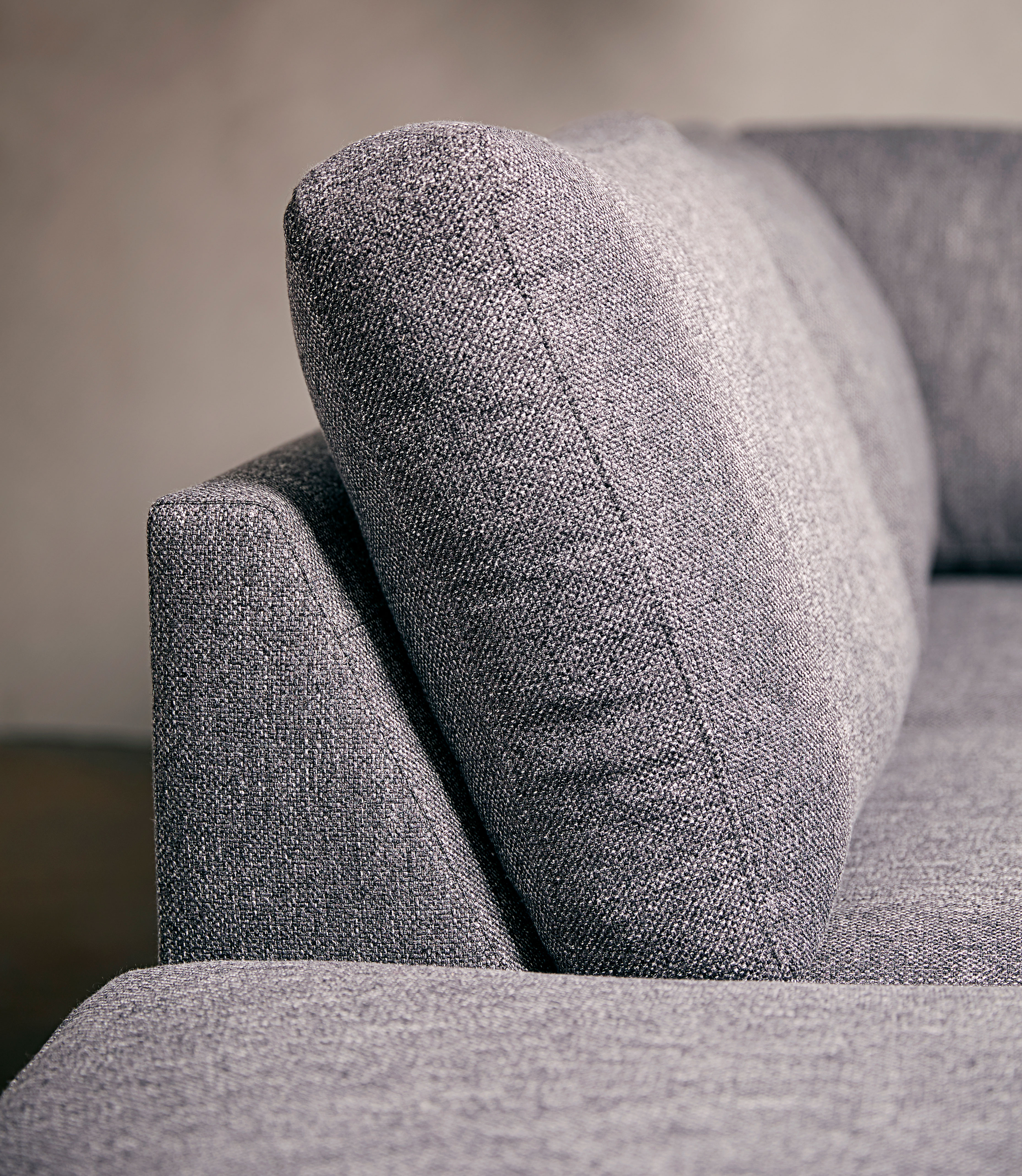 Theca u-zetel Frisco grijze stof