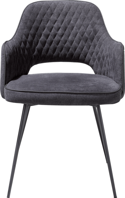 XOOON - Stoel BENTON - Monta grijs - grijs - b58 x d58 x h84 cm