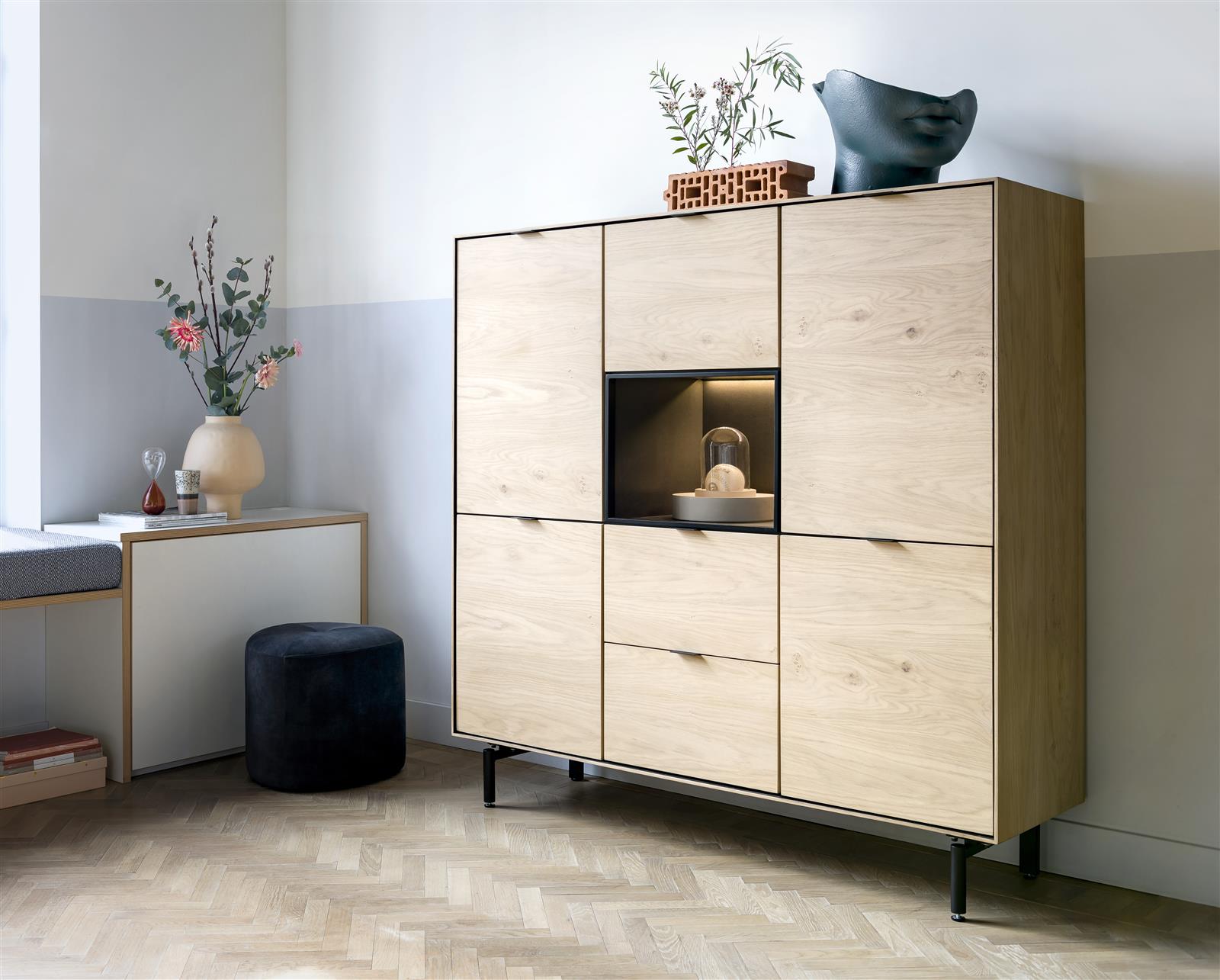Xooon Elements dresette kast hout