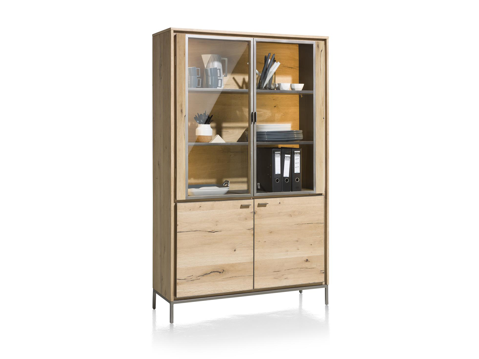 Xooon Faneur vitrine eiken