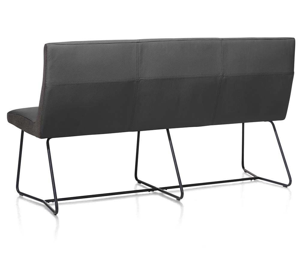 XOOON - Bank GRANT - Antraciet - grijs - B160 x D63 x H89 cm